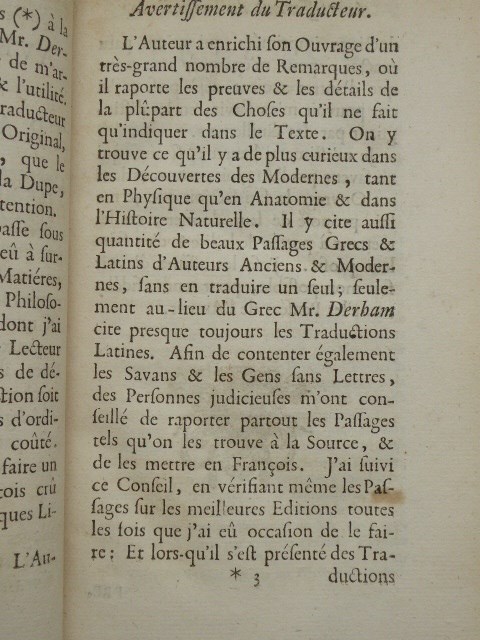 Dodecade - William DERHAM Theologie physique 1726 EO Theologie Sciences ...