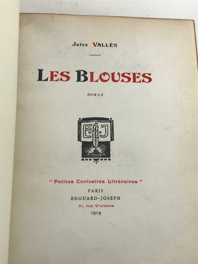 Dodecade - VALLÈS. Les blouses - illustrations SIMON, 1/100 Papier ...